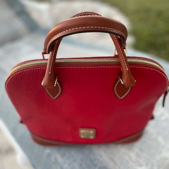 Dooney & Bourke | Bags | Dooney And Bourke Red Bag With Handles And ...